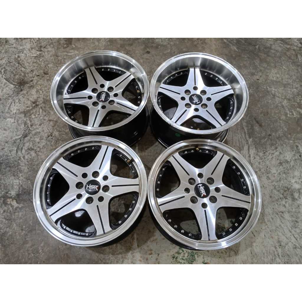 Jual VELG MOBIL BEKAS HSR ANAMBAS RING 16 PCD 4X100/114,3 COCOK BUAT JAZZ YARIS AVANZA LIVINA ...