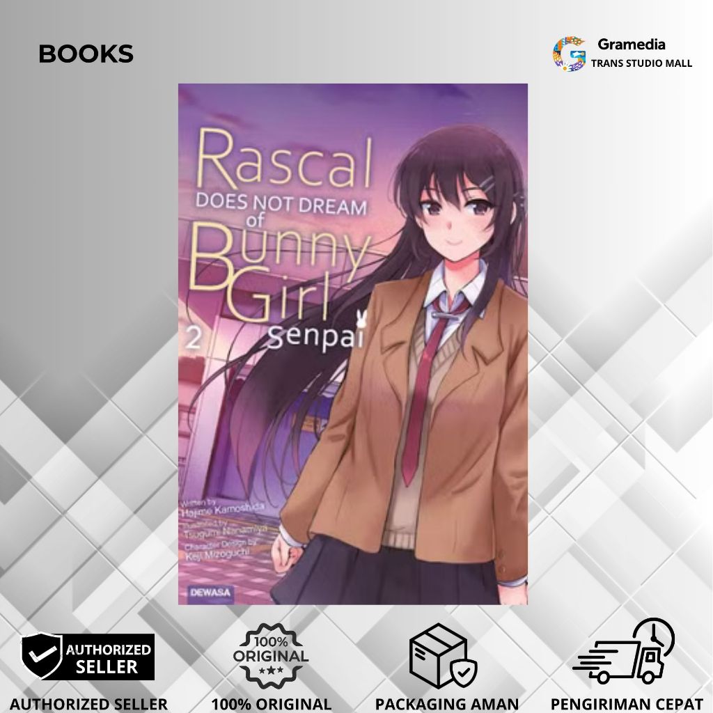 Jual Gramedia Bandung TSM - Buku Best Seller BB20 ORI - Rascal Does Not ...