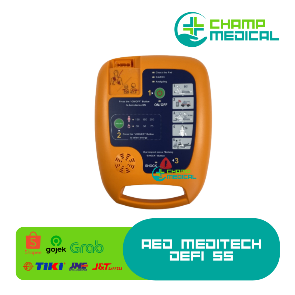 Jual Champ Medical AED Meditech DEFI 5s / Automatic External ...