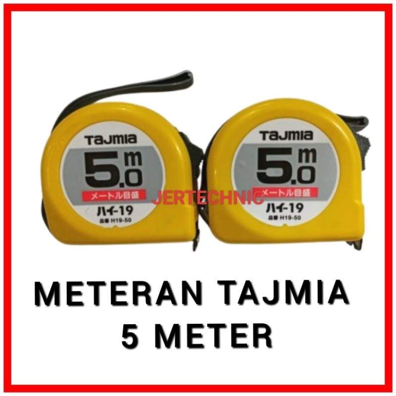 Jual METERAN 5M / MEASURING TAPE TAJMIA MAGNET 5 METER FULL | Shopee ...
