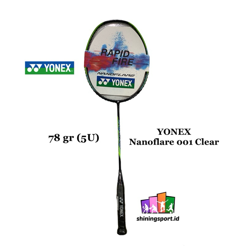 Jual Raket Badminton Yonex Nanoflare 001 Clear (+ Free Towel Grip 2 pcs) | Shopee Indonesia