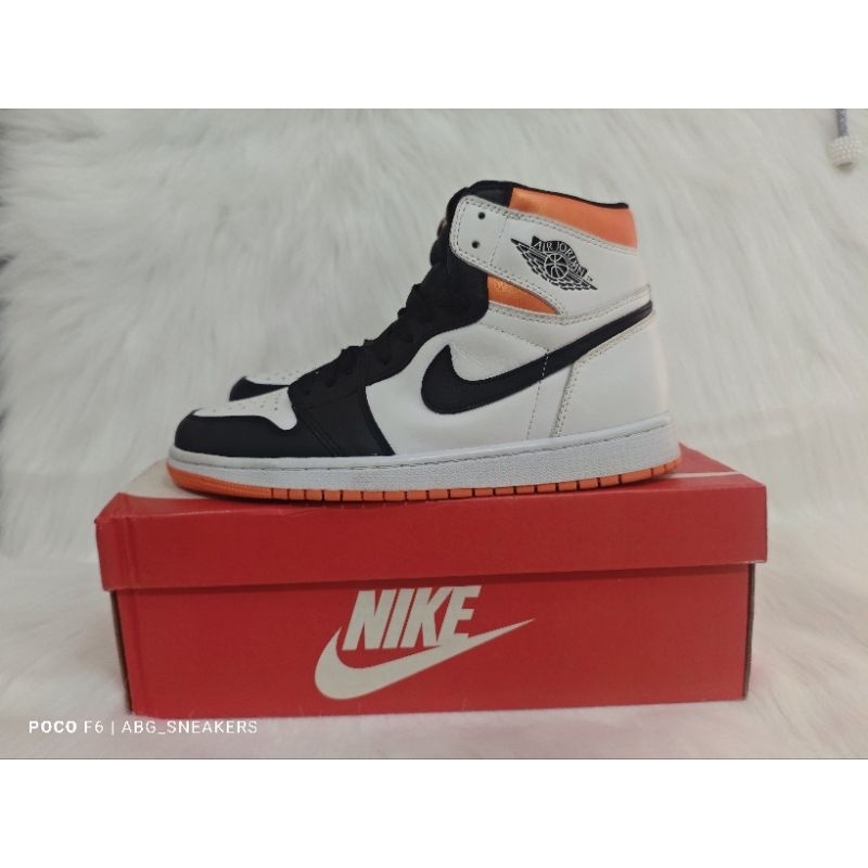 Jual NIKE AJ HIGH ELECTRO ORANGE | Shopee Indonesia