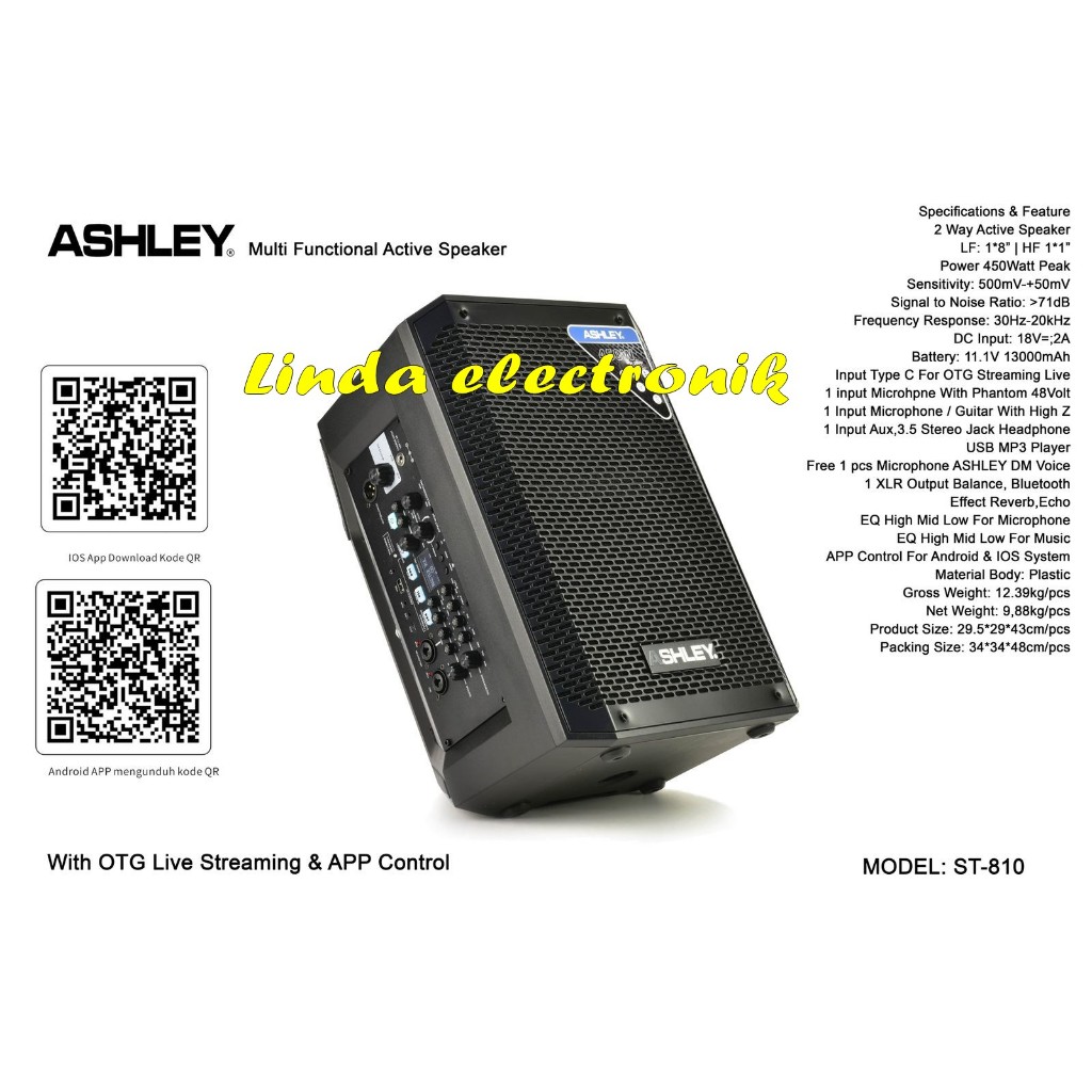 Jual speaker monitor multi functional portable with otg live streaming ...