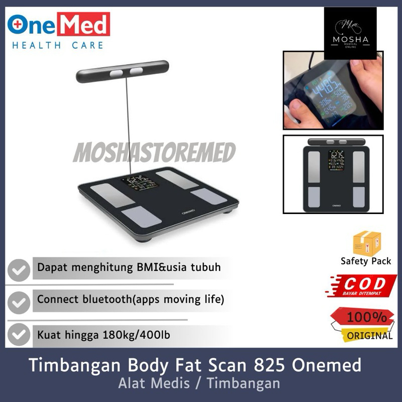 Jual ONEMED-Timbangan Badan Digital Body Fat Scan 825 With Bluetooth ...