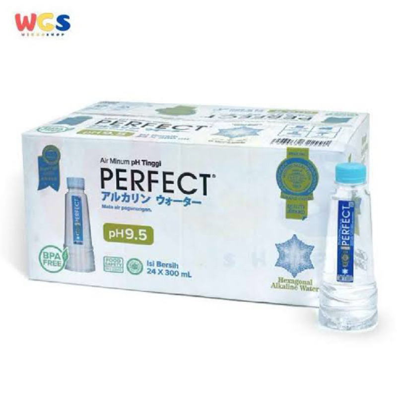 Jual Perfect 300ML Alkaline Water / Air Mineral PH 9,5 / 1 Dus / 24 Pcs | Shopee Indonesia