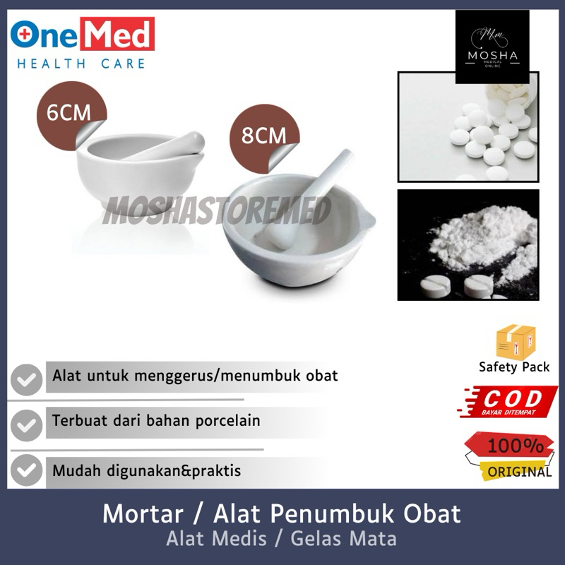 Jual ONEMED-Mortar Penumbuk Obat/Penggerus Obat | Shopee Indonesia
