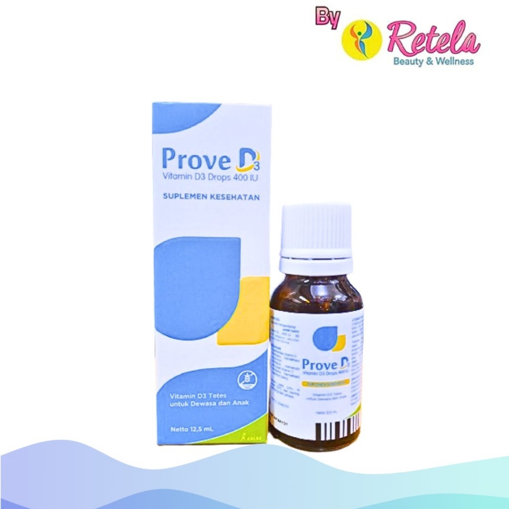 Jual PROVE D3 VIT D3 DROPS 12.5ML / VITAMIN D3 400 IU | Shopee Indonesia