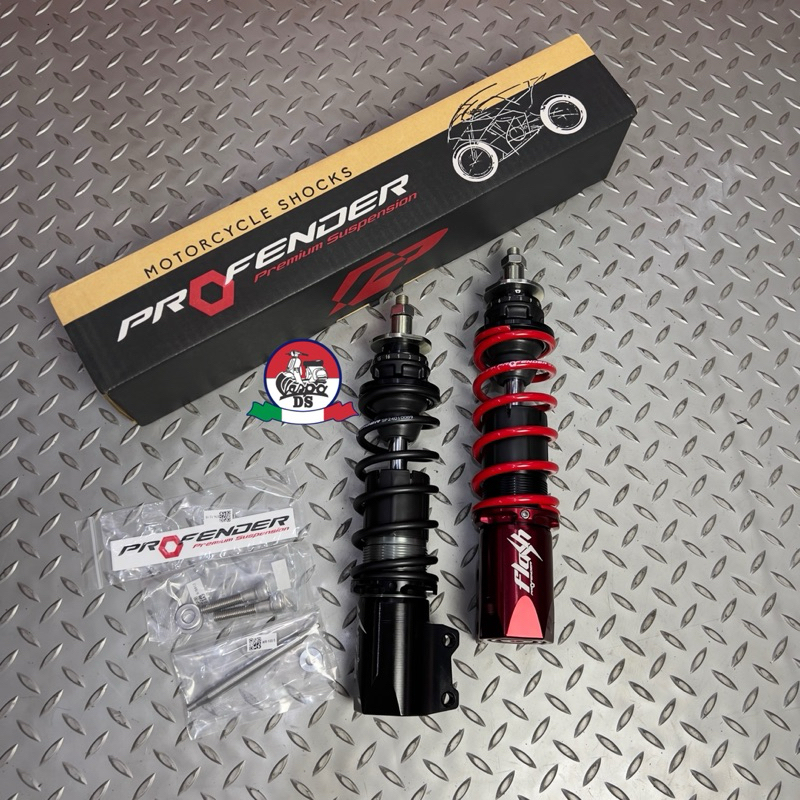 Jual Shock PROFENDER Flash Series 205mm Low Front / Depan Vespa Sprint ...