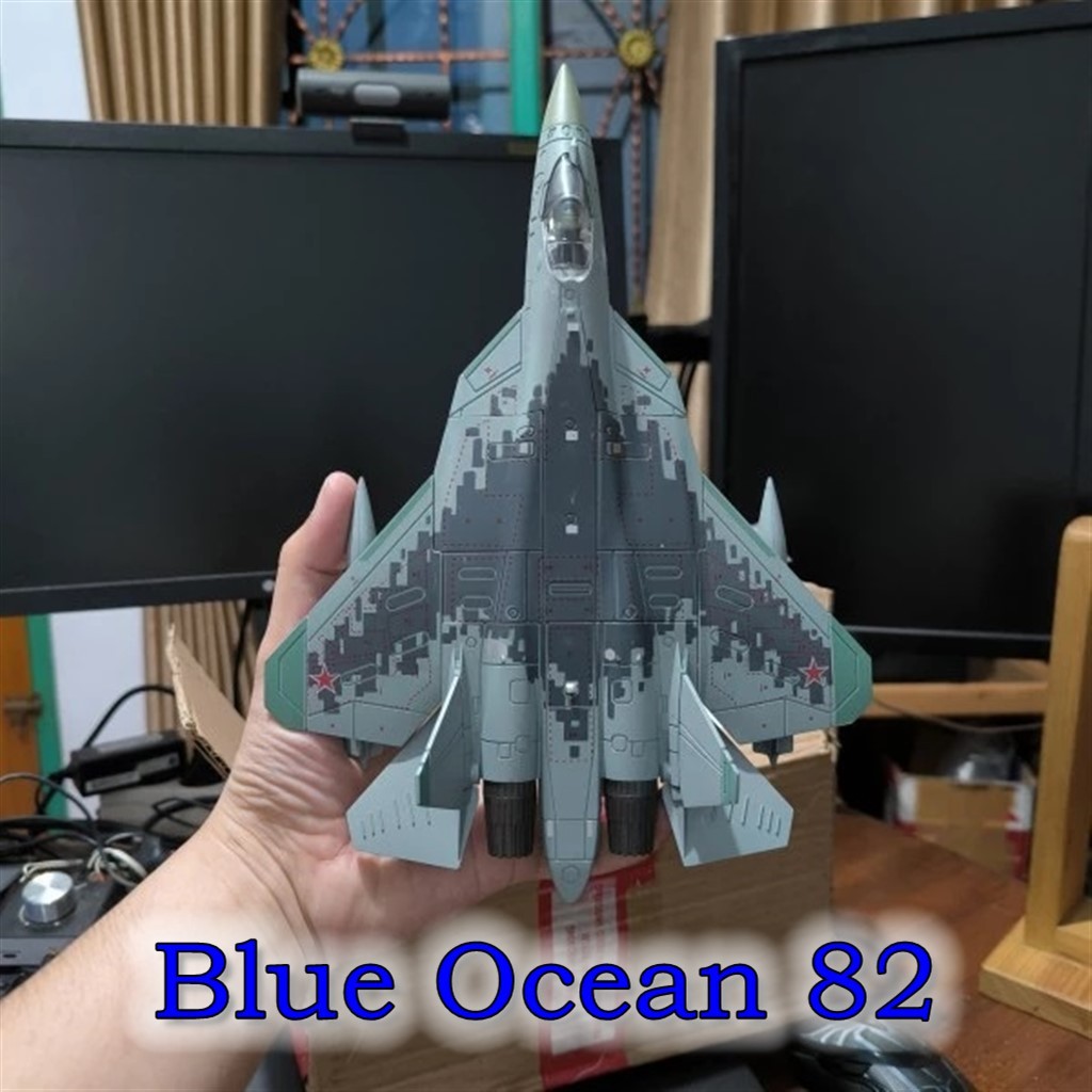Jual Block Model DIY 1/72 Russian SU-57 Felon Heavy Fighter + Stand ...