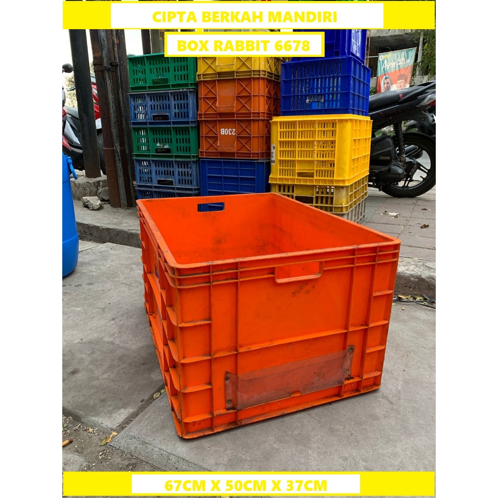 Jual Box Rabbit plastik tipe 6678 tempat wadah penyimpanan kotak ...