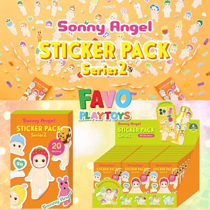 Jual SONNY ANGEL Sticker Pack Series 2 - Fruits - Vegetable - Flower ...