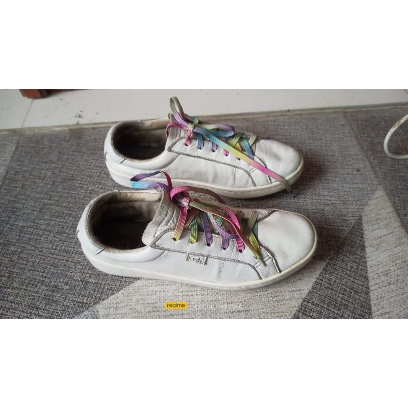 Jual sepatu sneakers cewek kulit keds 37 second | Shopee Indonesia