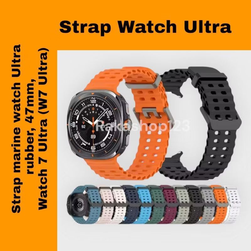 Jual Strap Watch Ultra Marine Band, Watch 7 Ultra (W7 Ultra) | Shopee ...