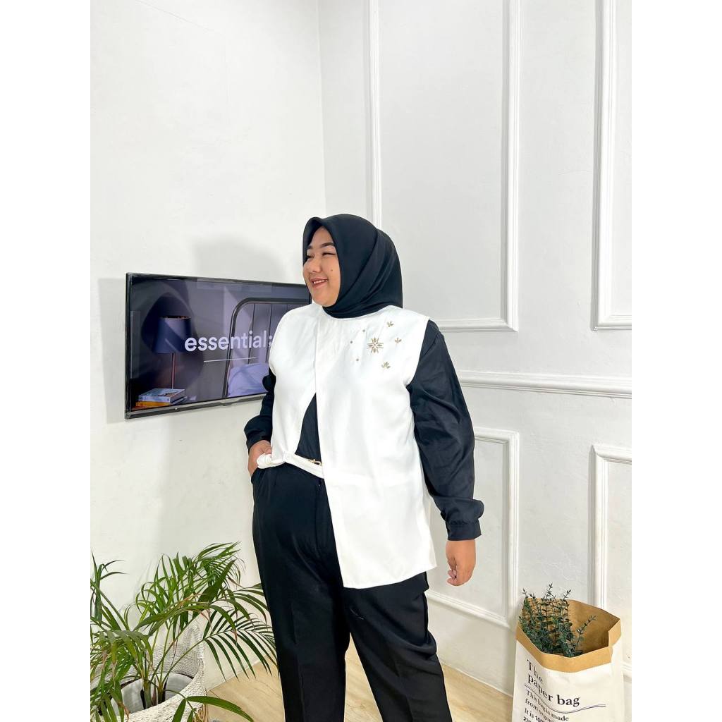 Jual AKAVI - JEZY VEST SUPER JUMBO ROMPI SUPER JUMBO ATASAN BIGSIZE LD ...