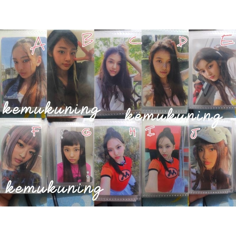 Jual photocard official NEWJEANS MINJI, DANIELLE, HYEIN, HAERIN, HANNI. EUNCHAE LE SSERAFIM ...