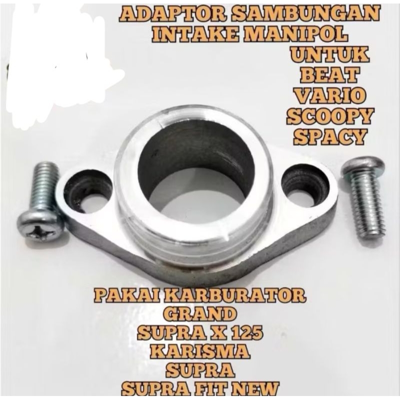 Jual Adaptor Sambungan Manipol Mio Beat ke Karbu Revo Kharisma Supra 125 legenda grand win gl100 ...