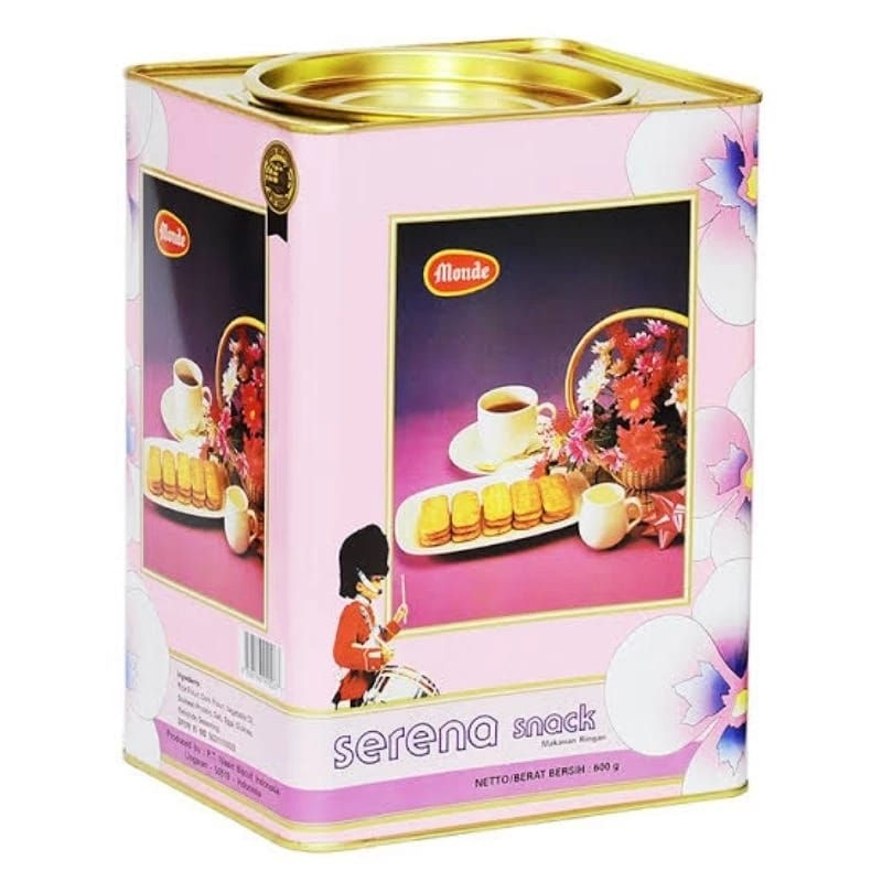 Jual Serena Monde Snack Ekstrudat 600gr Rice Crackers Monde Kaleng Pink ...