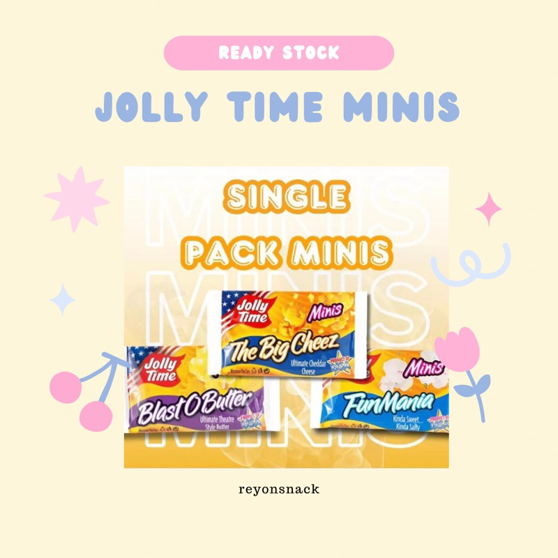 Jual Habiskan stock - JOLLY TIME Minis (KECIL) Popcorn (43 gr) | Shopee ...