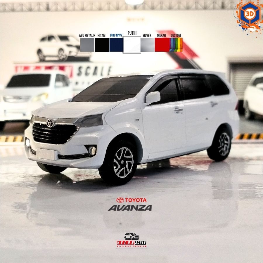 Jual Diecast Toyota Avanza Tipe G Skala 1:43 Miniatur AVANZA, Replika ...