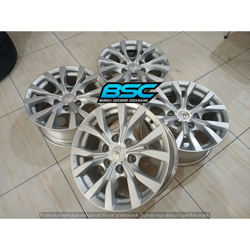 Jual Velg Mobil Second Copotan R17 Ori Oem Pajero Exceed Pcd 6x139,7 Ring 17 Buat Triton Strada ...