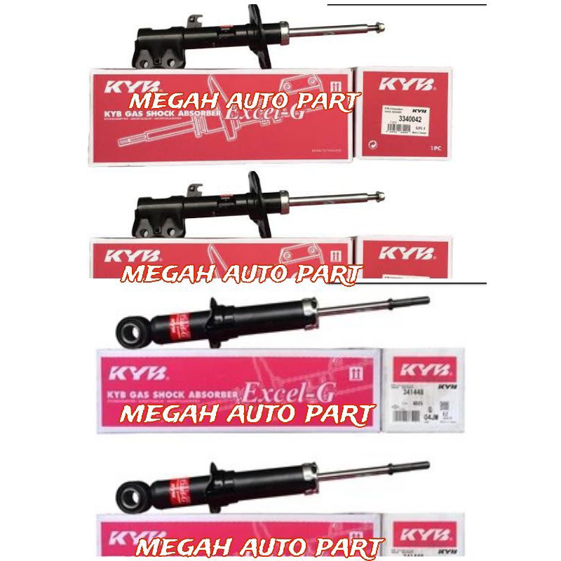 Jual Shockbreaker Toyota Wish depan belakang merek Kayaba Excel-G | Shopee Indonesia