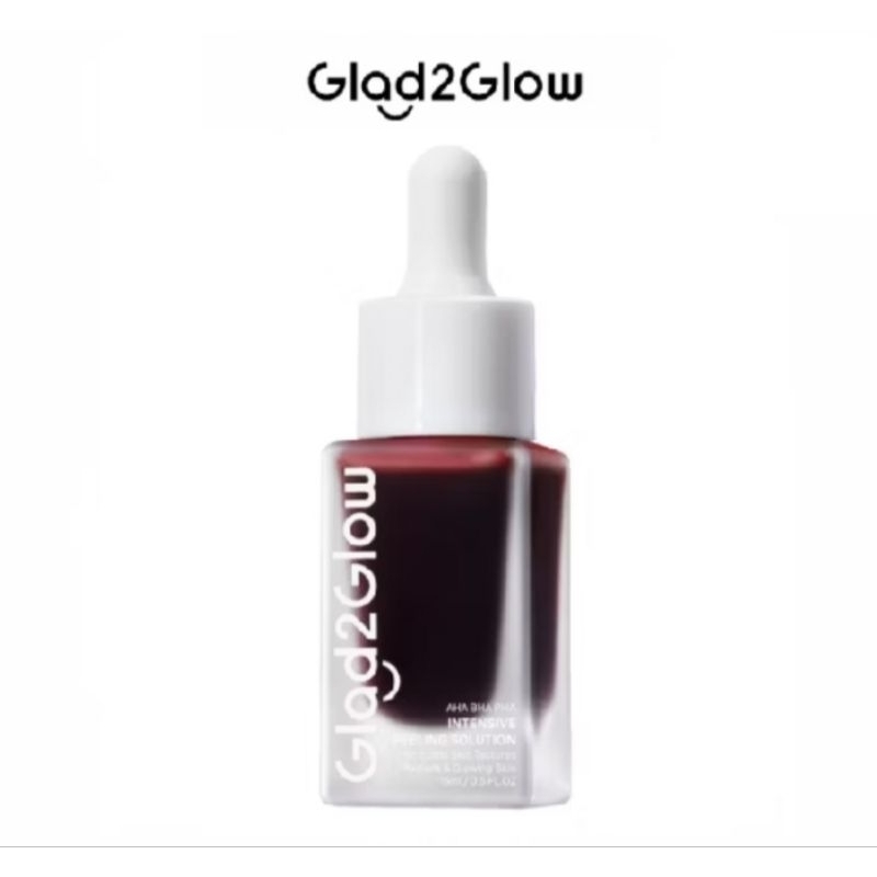 Jual PROMO 1-1 GLAD2GLOW AHA BHA PHA INTENSIVE PEELING SOLUTION SERUM ...