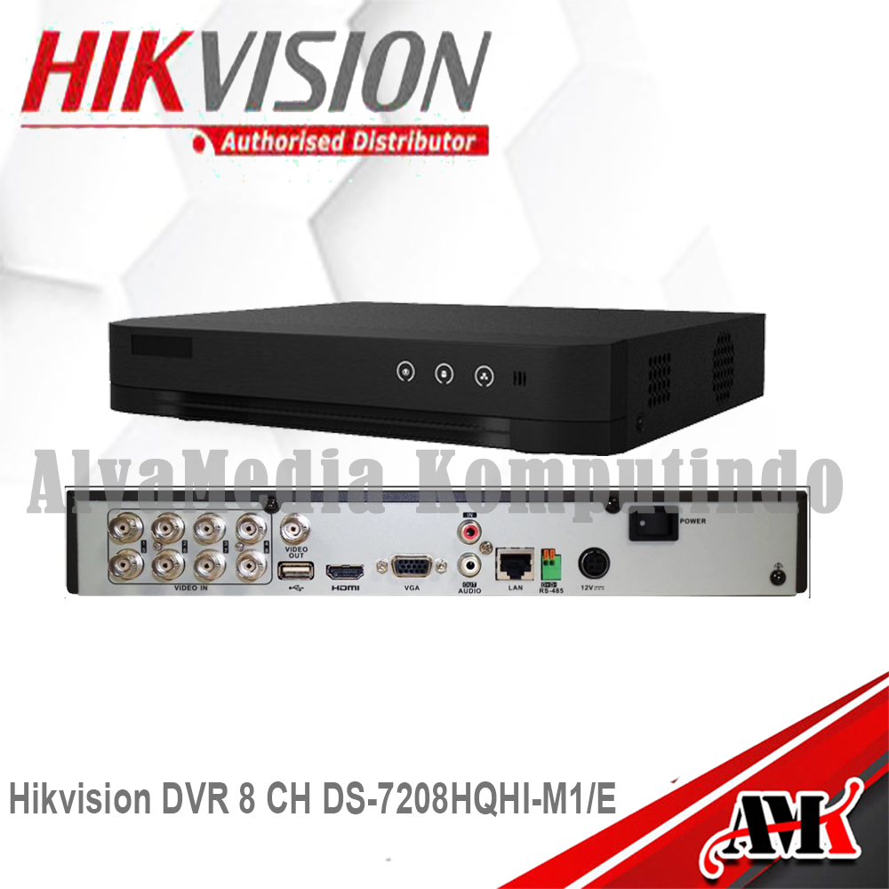 Jual DVR Hikvision 8 Channel IDS-7208HQHI-M1/E Acusense Support Audio ...