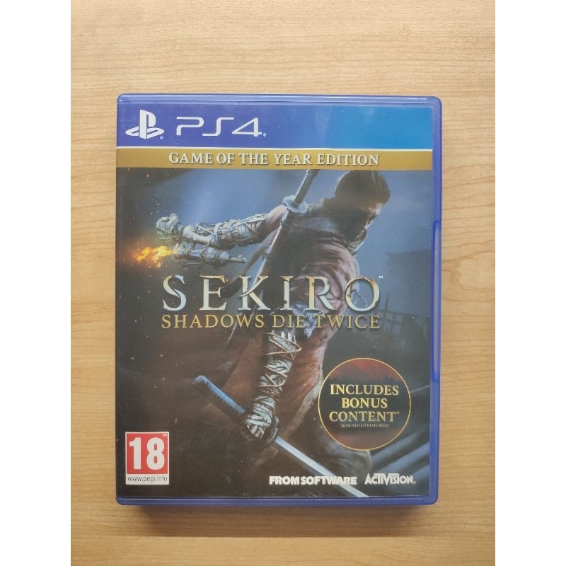 Jual kaset playstation bd ps4 sekiro shadows die twice goty edition | Shopee Indonesia