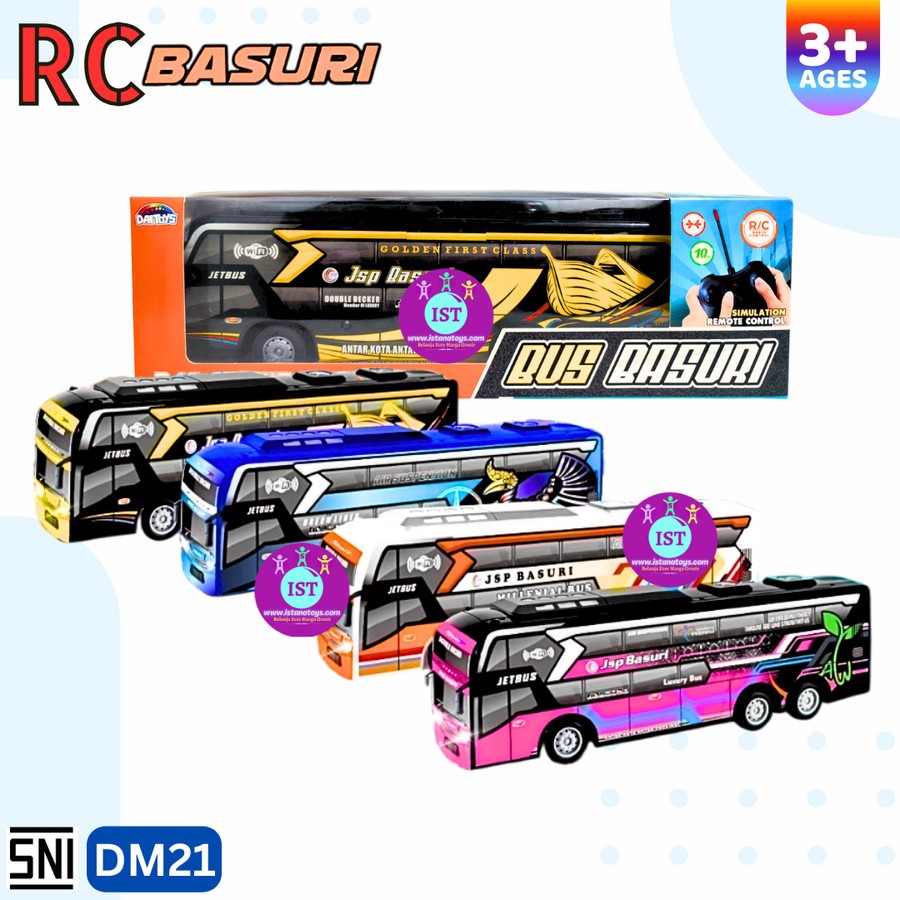 Jual IST Mainan Mobil RC Bus Basuri Telolet DM21 | Shopee Indonesia