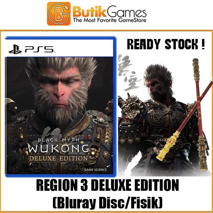 Jual Black Myth Wukong PS5 Deluxe Edition [Bluray Disc Fisik] | Shopee ...