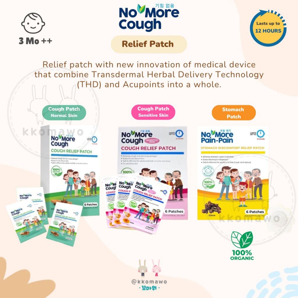 Jual No More Cough Relief Patch | Shopee Indonesia
