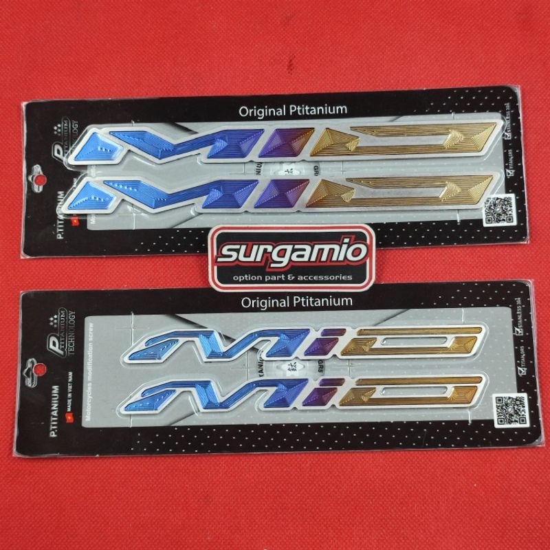 Jual Emblem mio titan burn emblem mio titanium vietnam | Shopee Indonesia