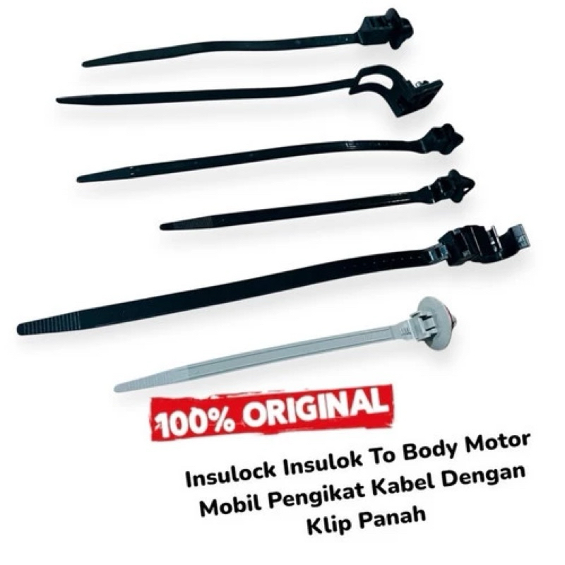Jual 100pcs Insulock Insulok To Body Motor Mobil Pengikat Kabel Dengan ...
