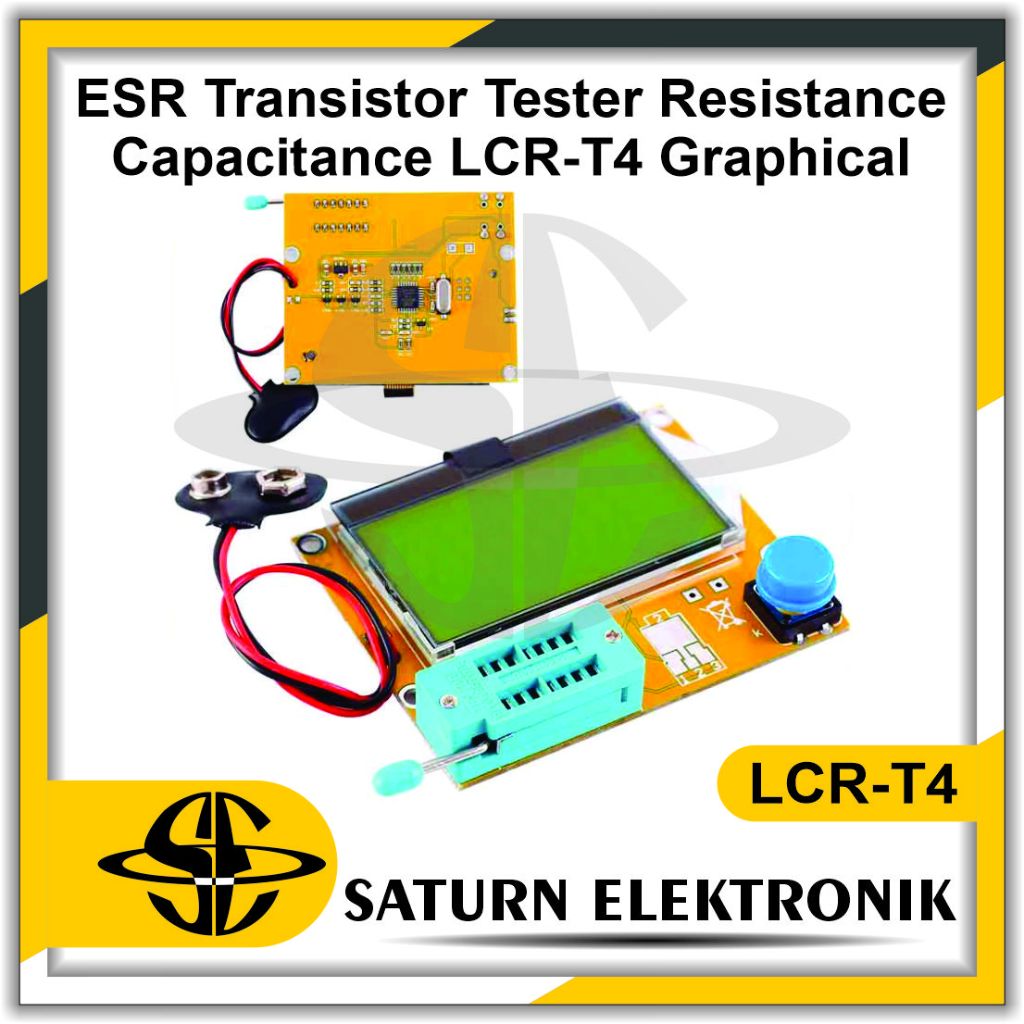 Jual LCR-T4 ESR Meter Transistor Tester Digital Resistor Capasitor ...