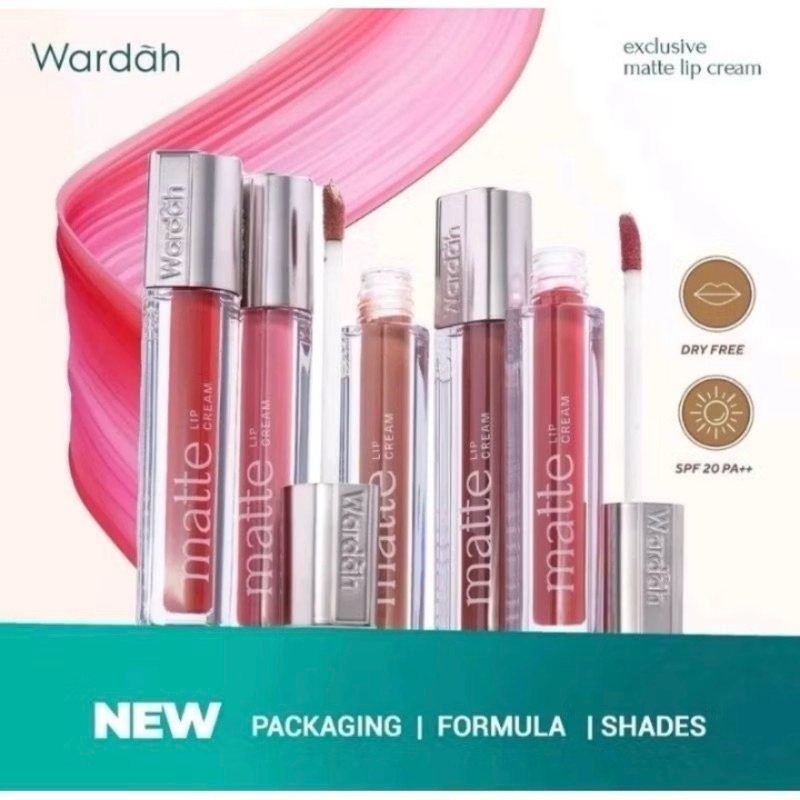 Jual WARDAH EXCLUSIVE MATTE LIP CREAM | WARDAH LIP CREAM ORIGINAL 100% ...