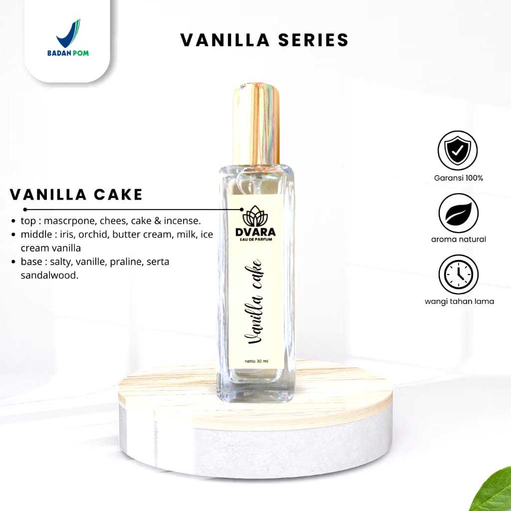 Jual DVARA Perfume - Vanilla Cake Eau De Parfum 30 ml (Ecer/Satuan ...
