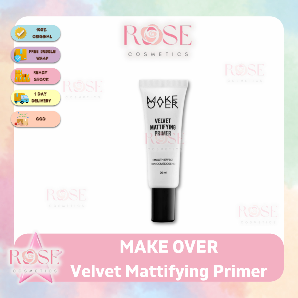 Jual Make Over Velvet Mattifying Primer 20ml | Makeup Primer | Shopee ...
