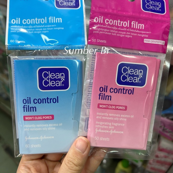 Jual Clean & Clear Oil Control Film Face Paper Kertas Minyak Wajah 50s ...