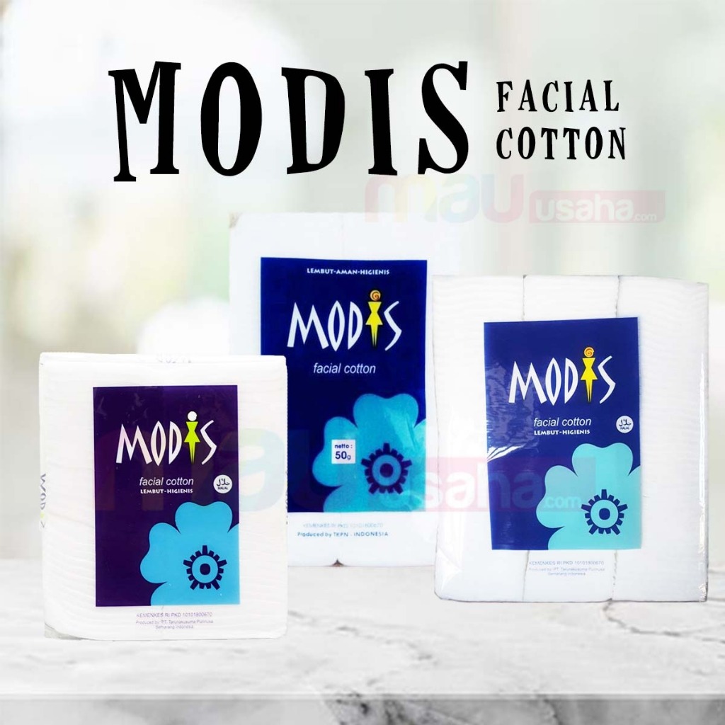 Jual KAPAS MODIS-KAPAS WAJAH LEMBUT KEMASAN 35 G, 50 G, DAN 80 G | Shopee Indonesia