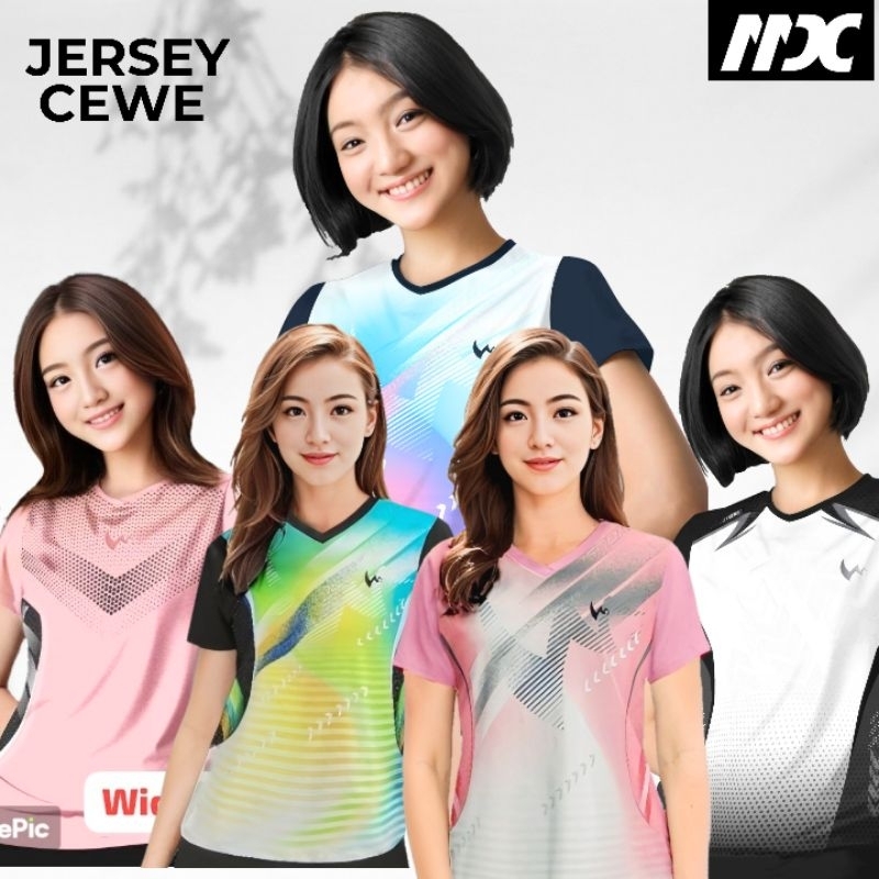 Jual BLC-05 BAJU BADMINTON CEWE PREMIUM DEWASA JERSEY BULUTANGKIS CEWE ...