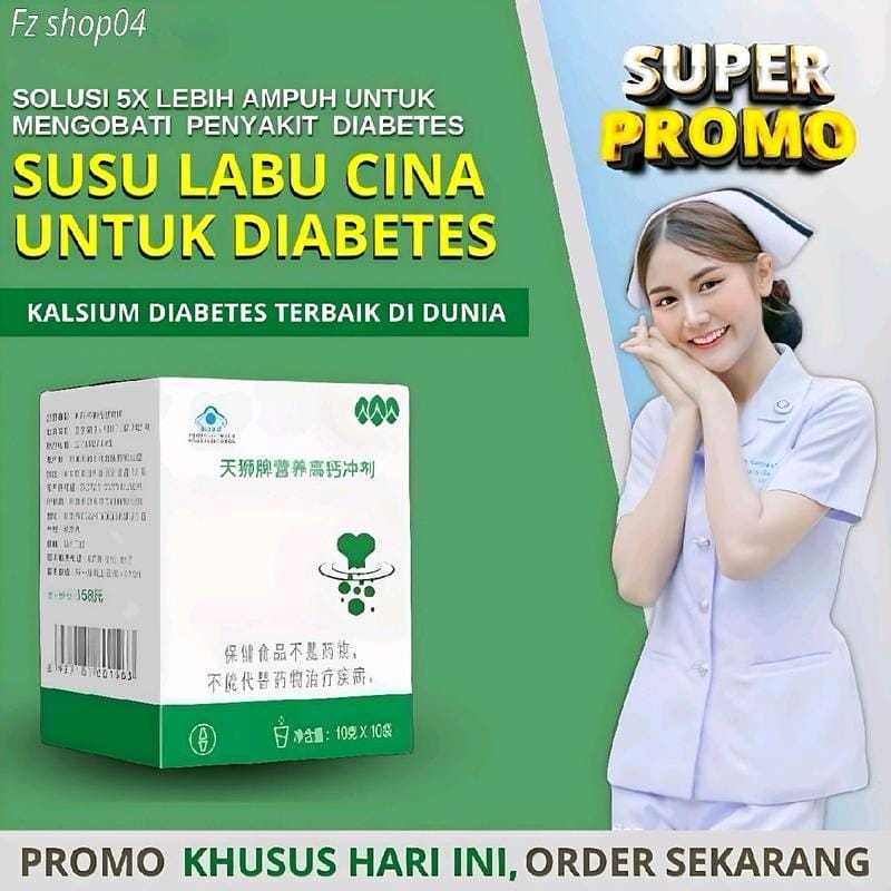 Jual Herbal China Susu Labu Shutang Calcium Powder 10 Sachet Kalsium ...