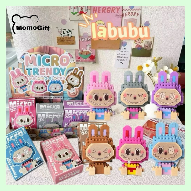 Jual Nano Block Bricks Mainan Figur Susun Pasang Karakter Labubu ...