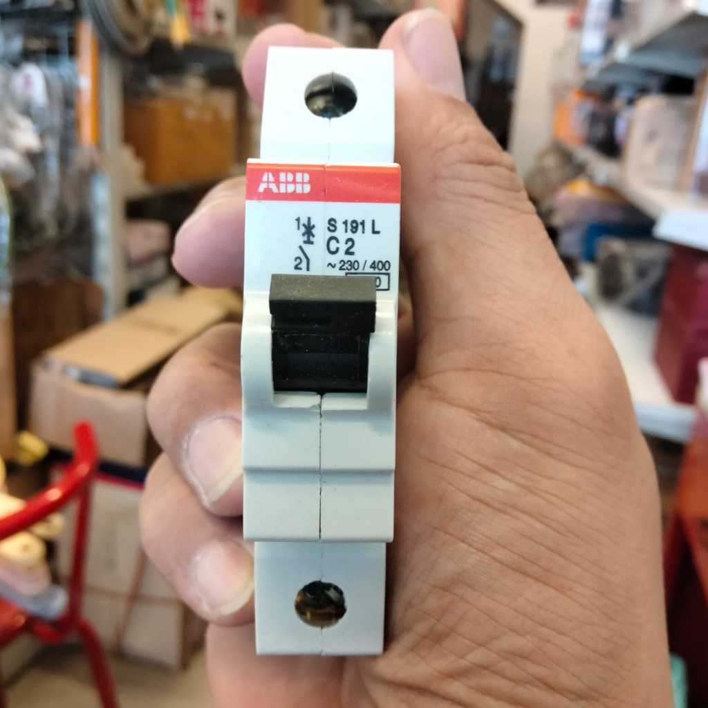 Jual ABB NEW MCB 2A 4A 1P Miniature Circuit Breaker 6 kA Electric ...