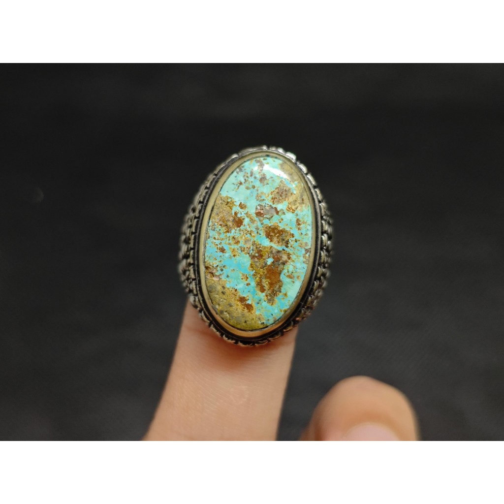 Jual Natural Pirus Persia Memo Ring Size 10 Kode F406 | Shopee Indonesia