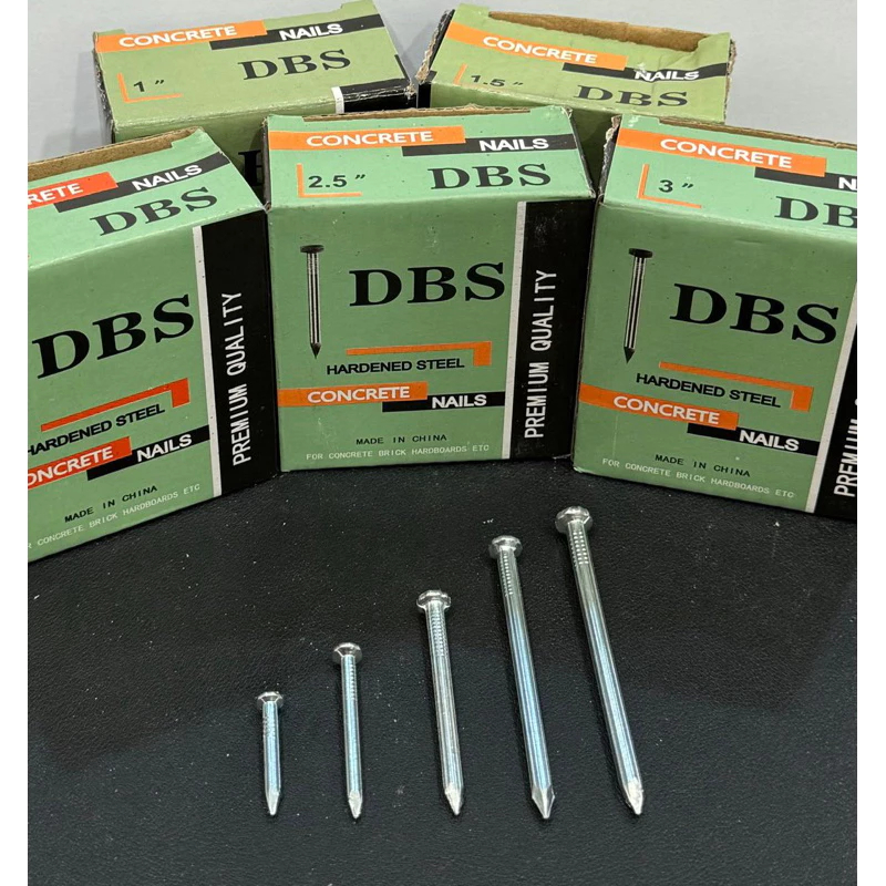 Jual DBS/YS Paku beton putih Ukuran 4 inch / paku tembok PAKU dinding wall nail dowel concrete ...