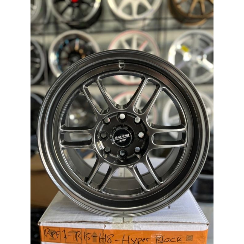 Jual velg enkei rpf r15 hyper black lebar 6,5 et40 kondisi baru | Shopee Indonesia