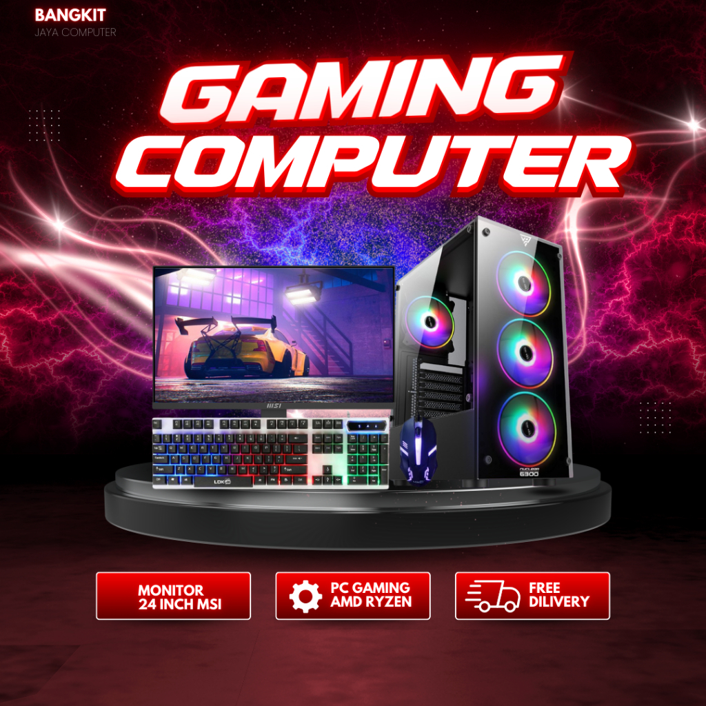 Jual PC Gaming Fullset AMD Ryzen 3 3200G | RAM 16GB | HDD - SSD ...