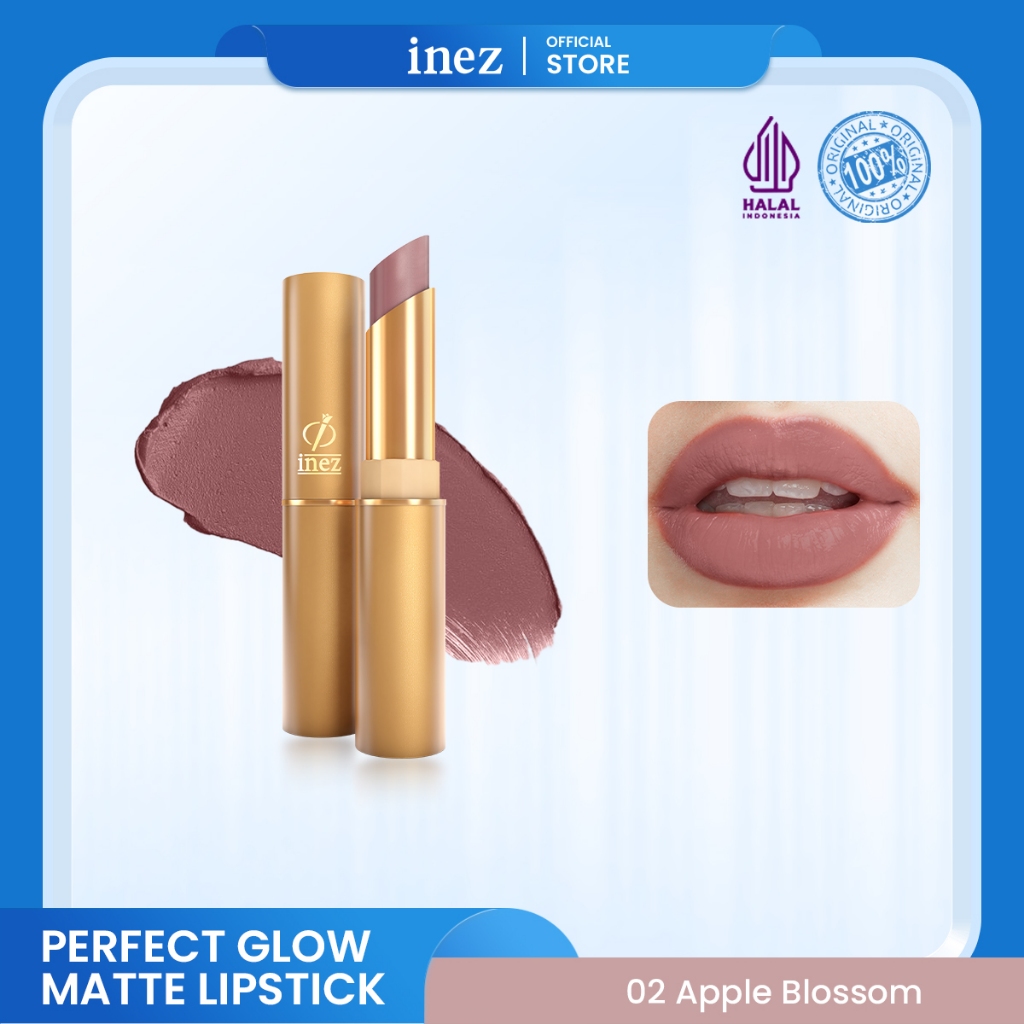 Jual Inez 900 Premium Perfect Glow Matte Lipstick | Shopee Indonesia