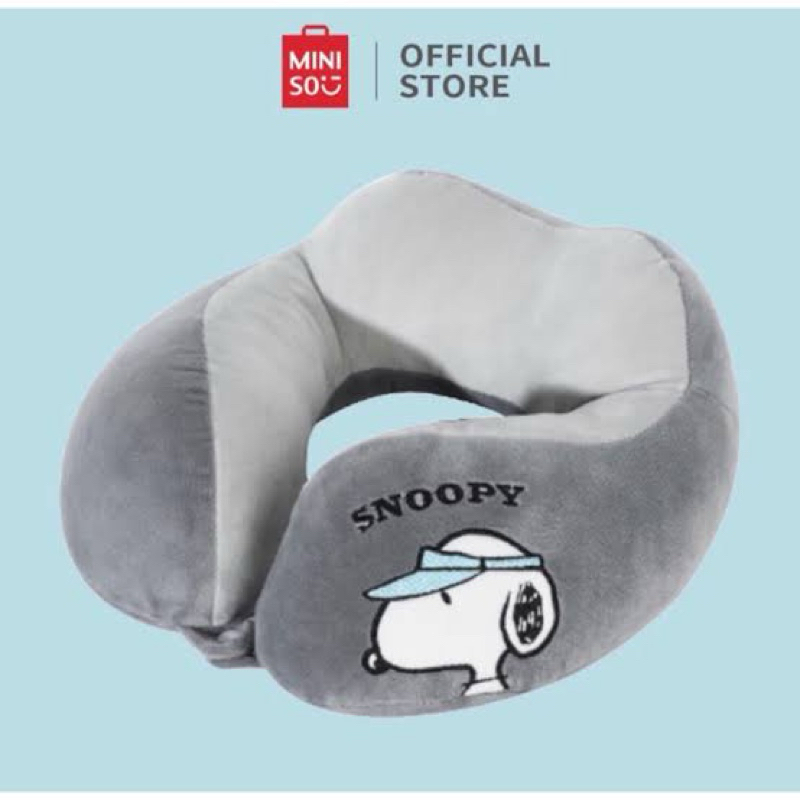 Jual Miniso Snoopy Neck Pillow / bantal leher snoopy | Shopee Indonesia