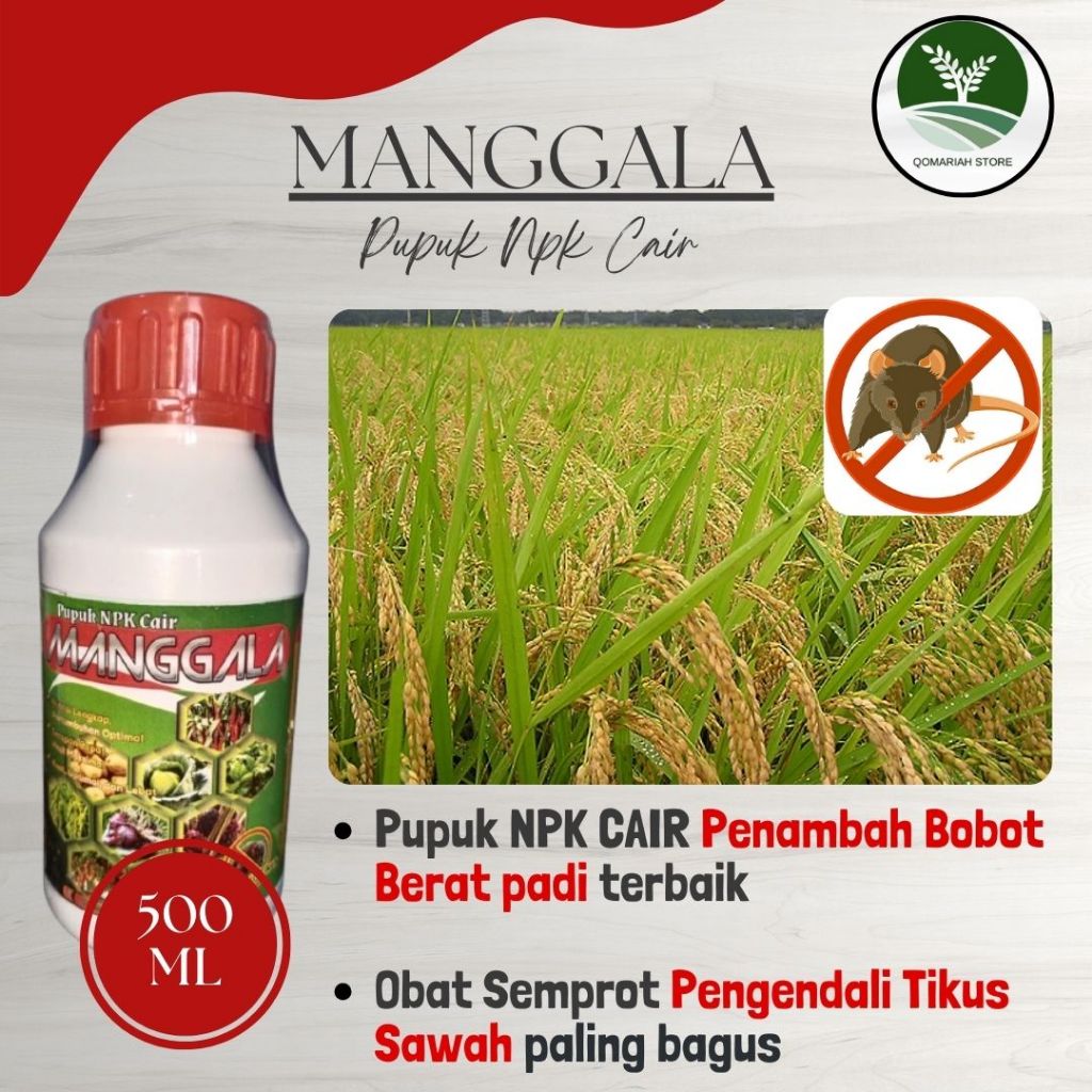 Jual MANGGALA 500ML Pupuk Npk untuk booster padi paling bagus - Obat semprot untuk mengusir hama ...